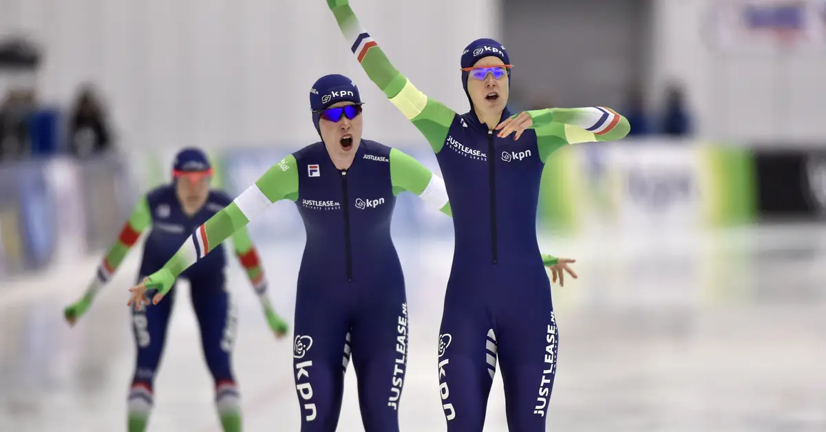 Grote opluchting na bijna-val Leenstra - Schaatsen.nl